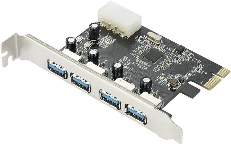 Karta PCI Express renkforce 4 Port USB 3.0 PCI-Express Karte - 4x zewnętrzne Karta kontrolera ...